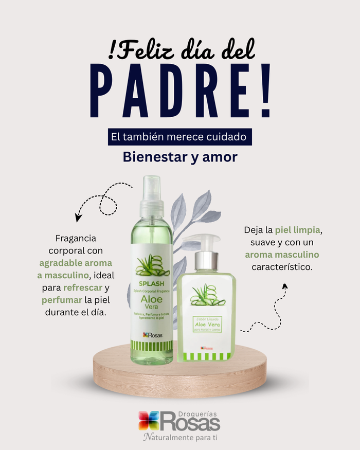 KIT ALOE VERA - DIA DEL PADRE ROSAS | ROSAS SAS