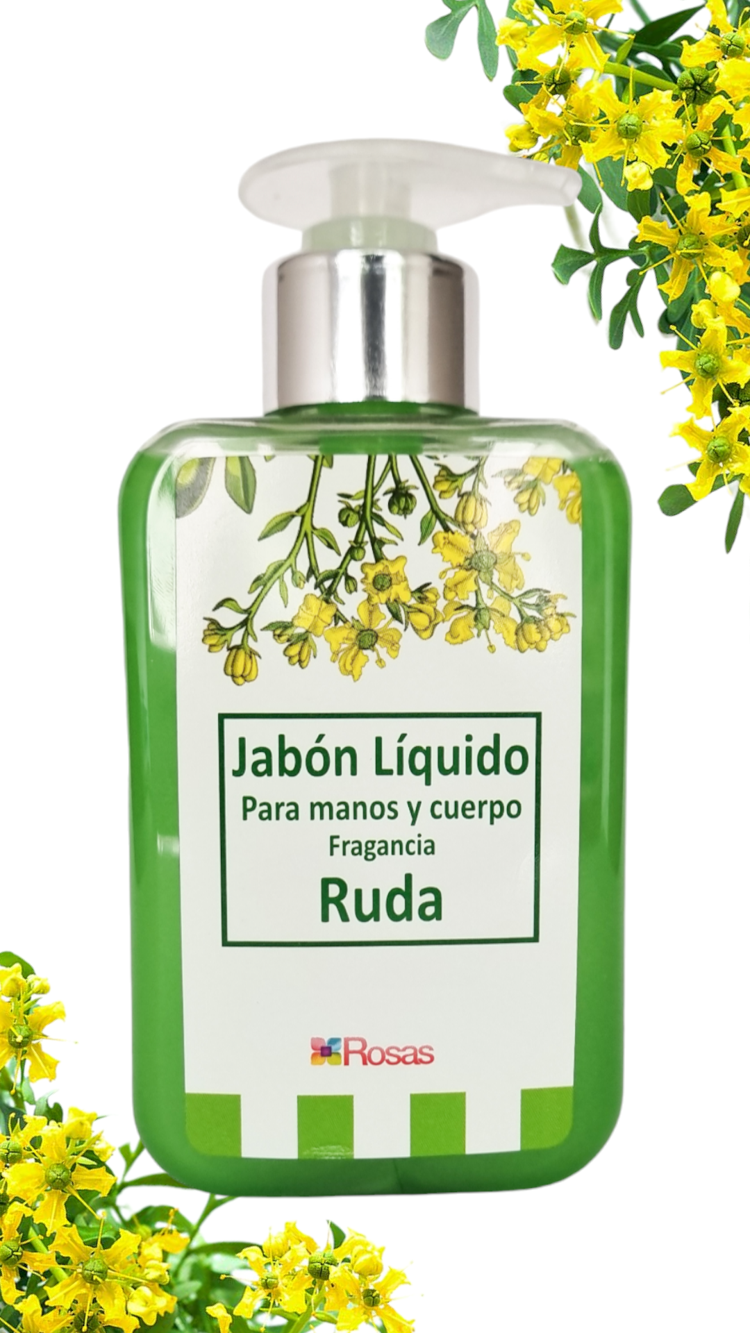 Jabón Líquido Ruda * 300 mL | ROSAS SAS
